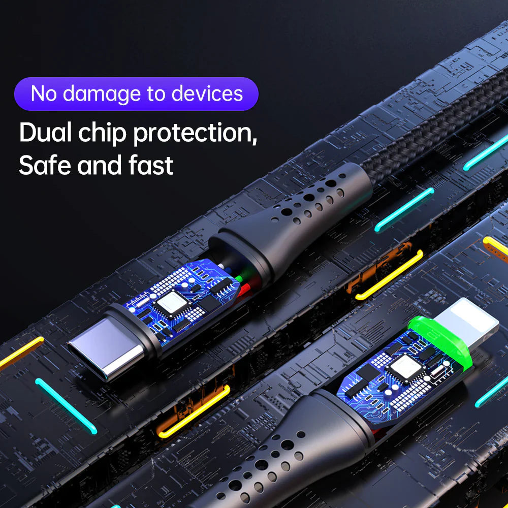 Mcdodo 36W Lightning to Type-C PD 1.2m Cable with Auto Power-Off – Star Light Kuwait