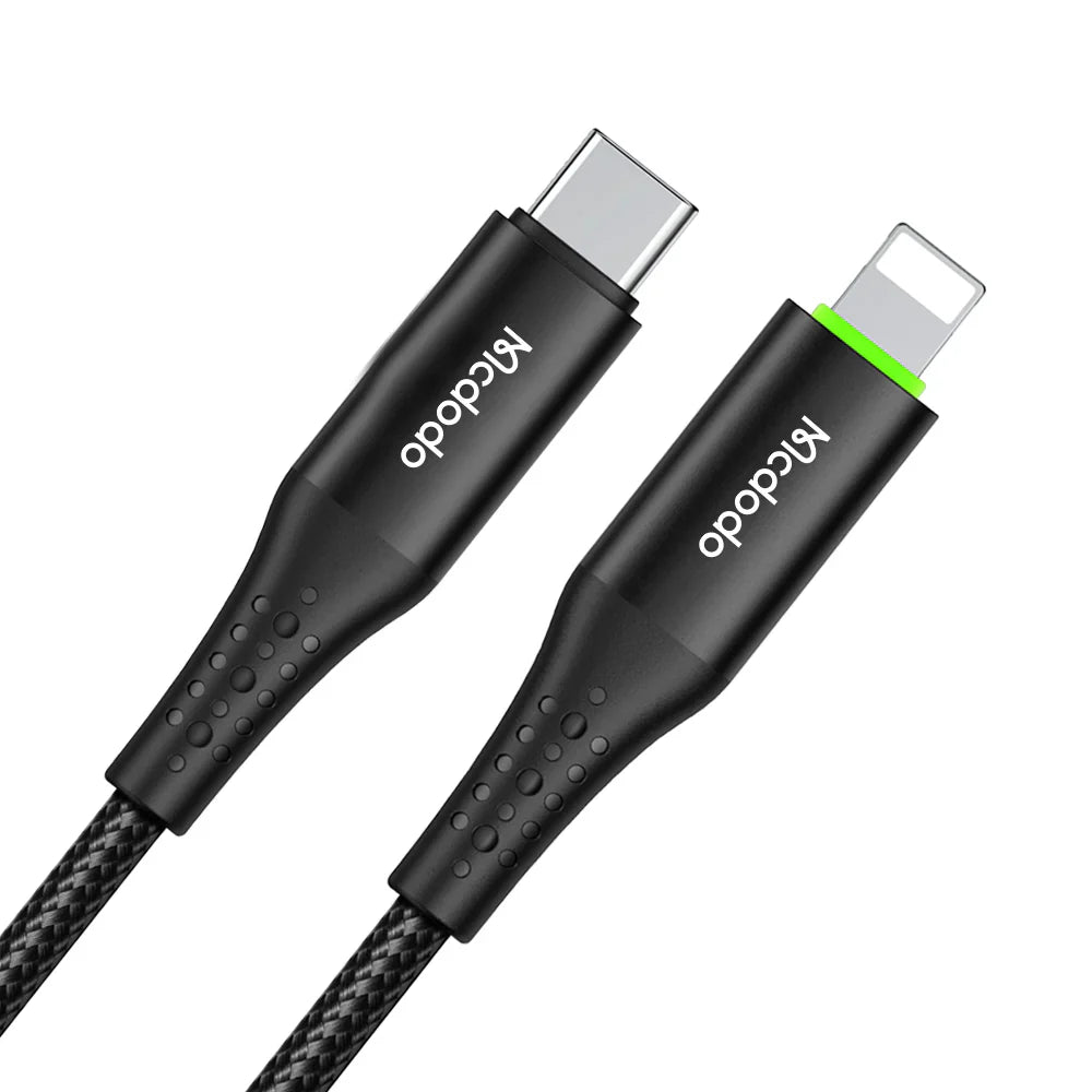 Mcdodo 36W Lightning to Type-C PD 1.2m Cable with Auto Power-Off – Star Light Kuwait