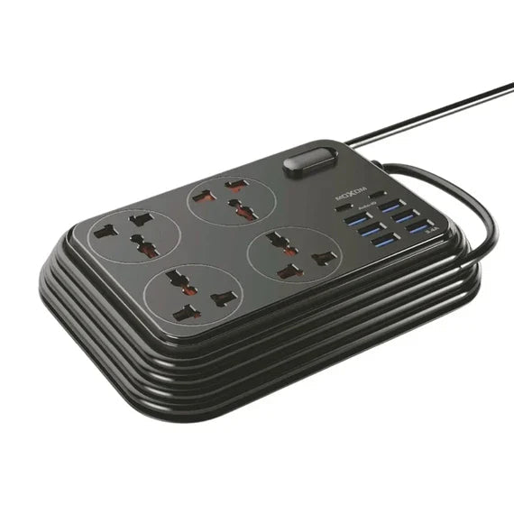 Moxom MX-ST06 Power Extension 2500W - Black – Star Light Kuwait