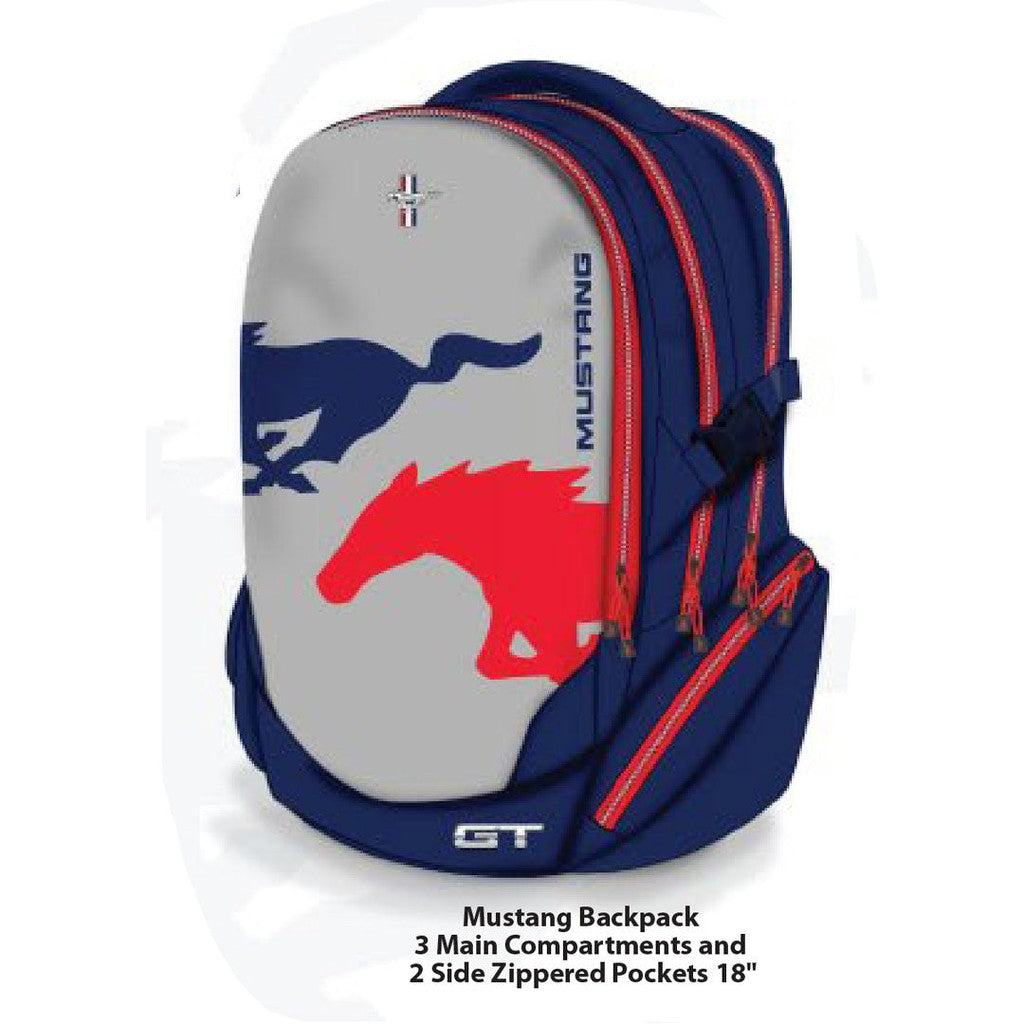 Mustang Navy Blue Backpack – Star Light Kuwait