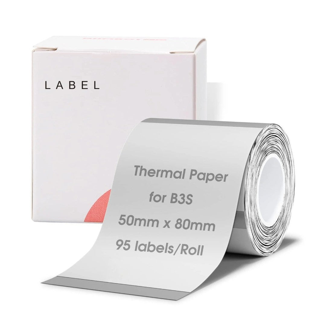 NIIMBOT B21, B1, B3S Clear Transparent labels 50x80mm-95pcs – Star ...