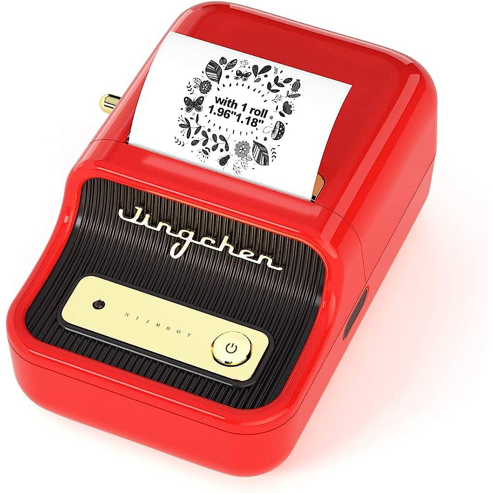 NIIMBOT B21 Smart Thermal Label Printer Red – Star Light Kuwait