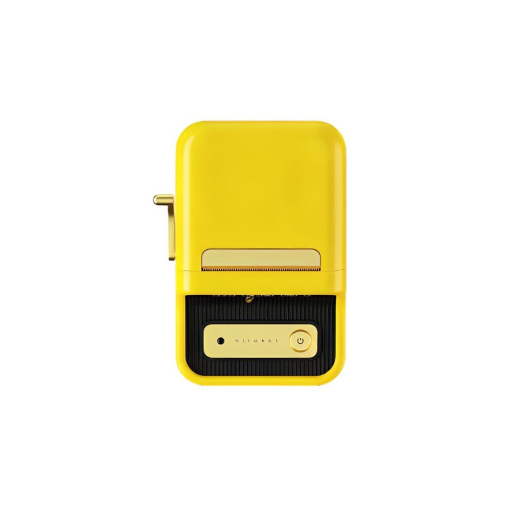 NIIMBOT B21 Smart Thermal Label Printer Yellow – Star Light Kuwait