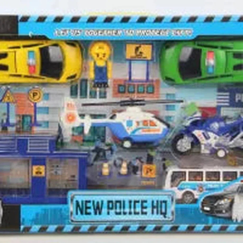 New Police Hq Vehicle Set With Rich Accesseries-399-152D2 – Star Light ...