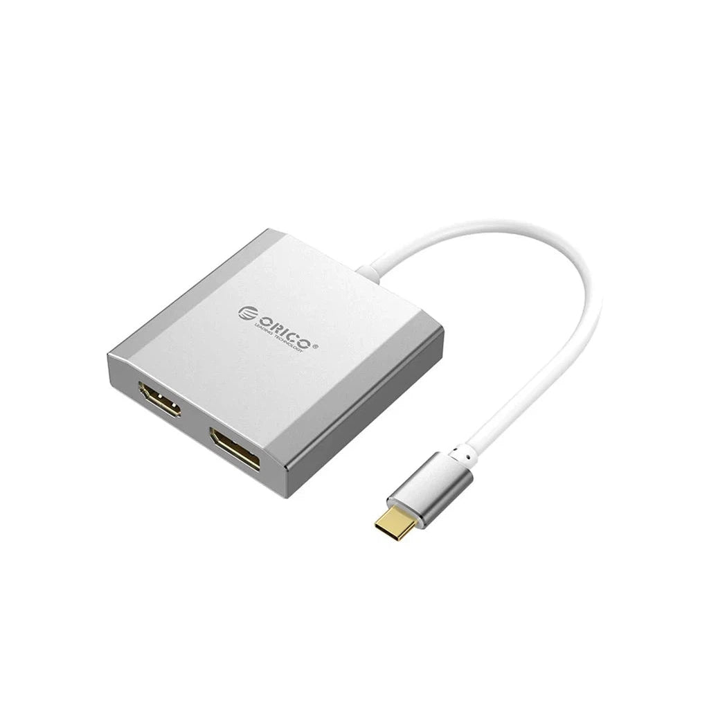 ORICO Type-C to Display Port & HDMI Adapter - Silver – Star Light Kuwait
