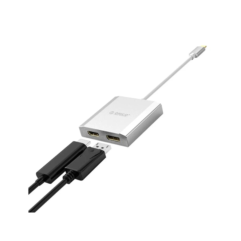 ORICO Type-C to Display Port & HDMI Adapter - Silver – Star Light Kuwait