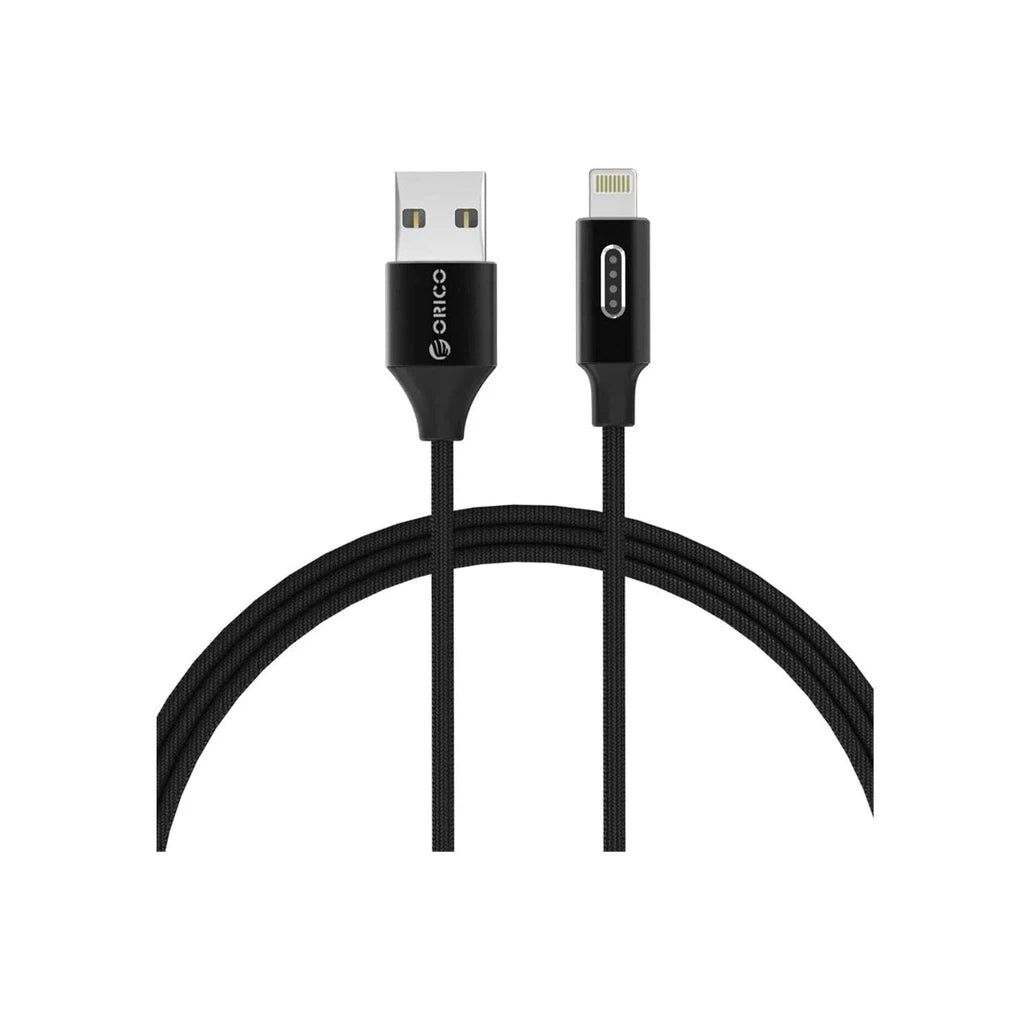 ORICO USB to Lightning Cable - 1 Meter / Black – Star Light Kuwait