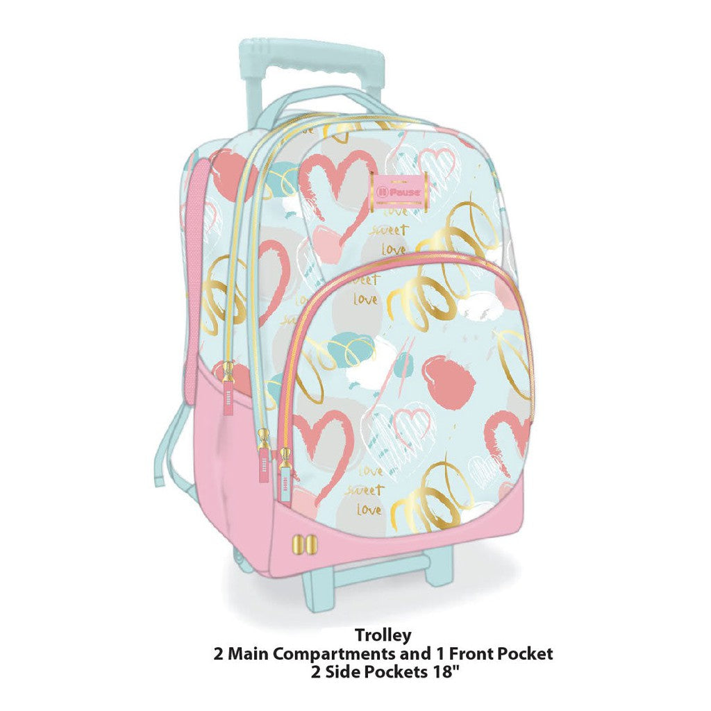 PAUSE STROKE TROLLEY BAG – Star Light Kuwait