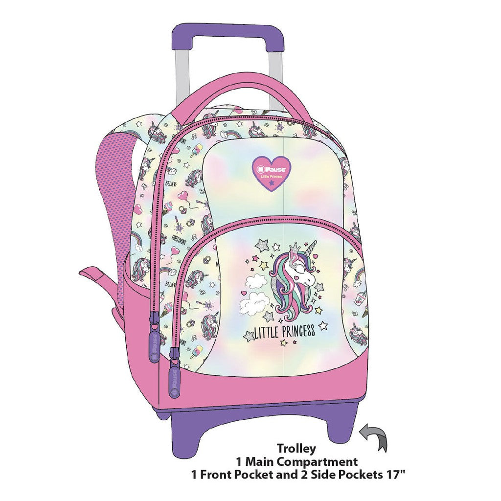 PAUSE UNICORN TROLLEY BAG – Star Light Kuwait