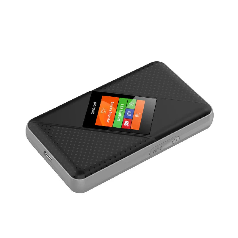 Porodo portable WiFi Router - 3G / 4G / 3000mAh / Black – Star Light Kuwait