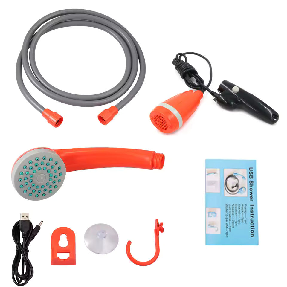 Portable Outdoor Shower Set - Orange – Star Light Kuwait