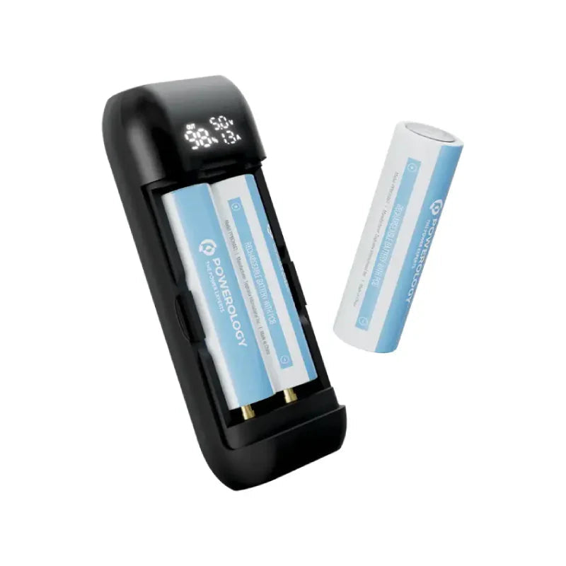 Powerology Diy Cell Power Bank - 15000mAh / 18W / Grey – Star Light Kuwait