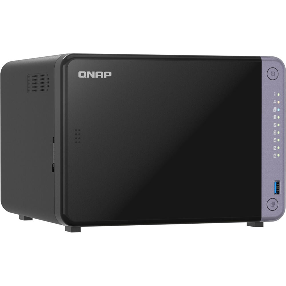 QNAP TS-632X 6 Bay NAS Enclosure for Cloud Storage, 2.5GbE, Dual 10GbE ...