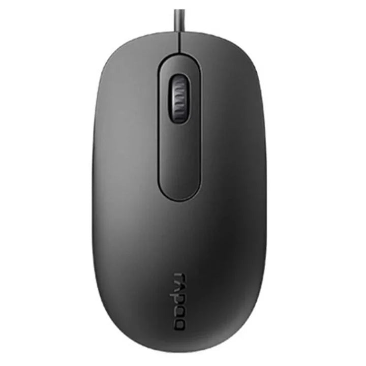 Rapoo N200 Wired Optical Mouse Black – Star Light Kuwait