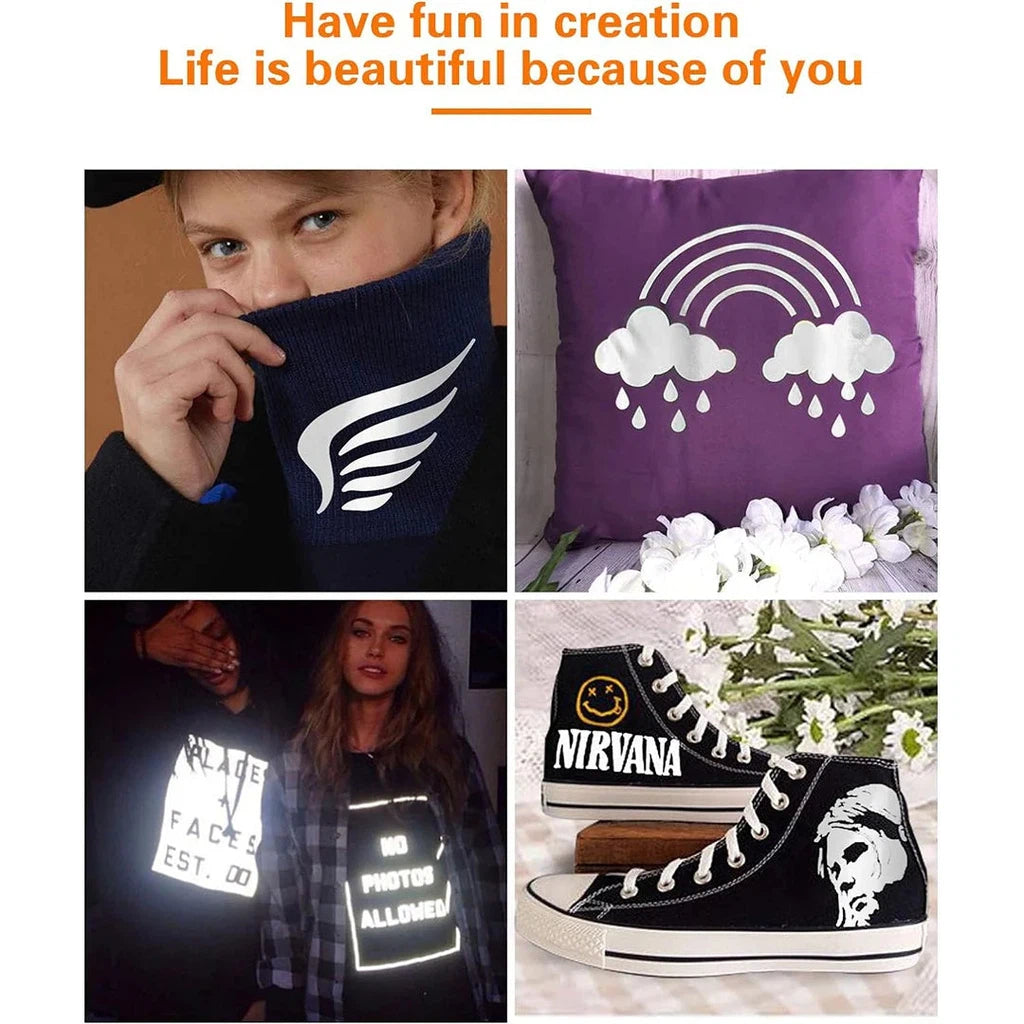 Reflective Silver PVC Sticker Roll – 50cm x 1m (Model: 9905HAD) – Star ...