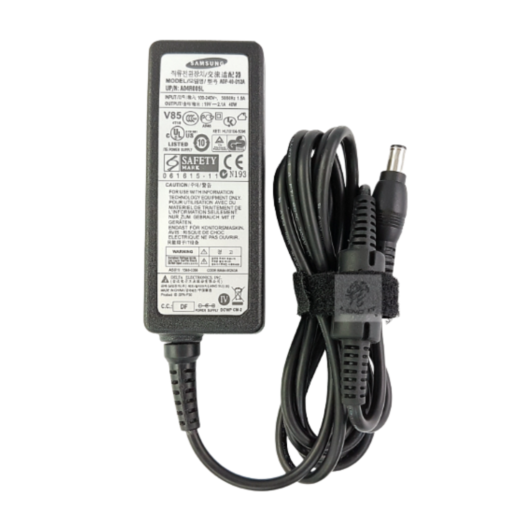 Samsung Laptop Charger with Power Cable – 40W 19V 2.1A (5.5×3.0mm ...