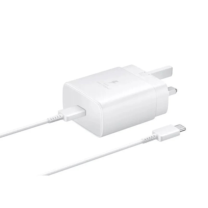 Samsung Power Adapter - 45W / Type-C / 1m / 5A / White – Star Light Kuwait