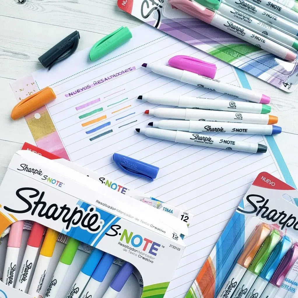 Sharpie S-Note Creative Marker 20 Color – Star Light Kuwait