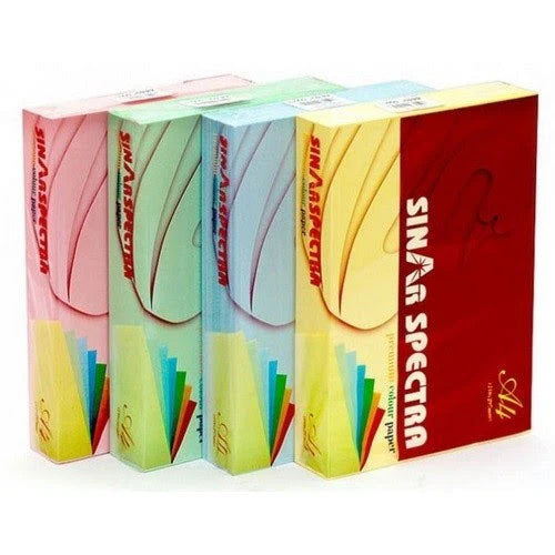 Sinar Spectra Colour Paper A4 80 Gsm IT 350 CYBER HP RED Colour – Star ...