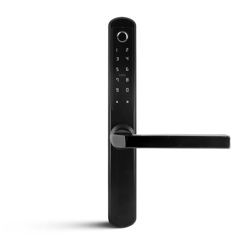Smart Lock Aluminum Door TTlock -Black- S10 – Star Light Kuwait