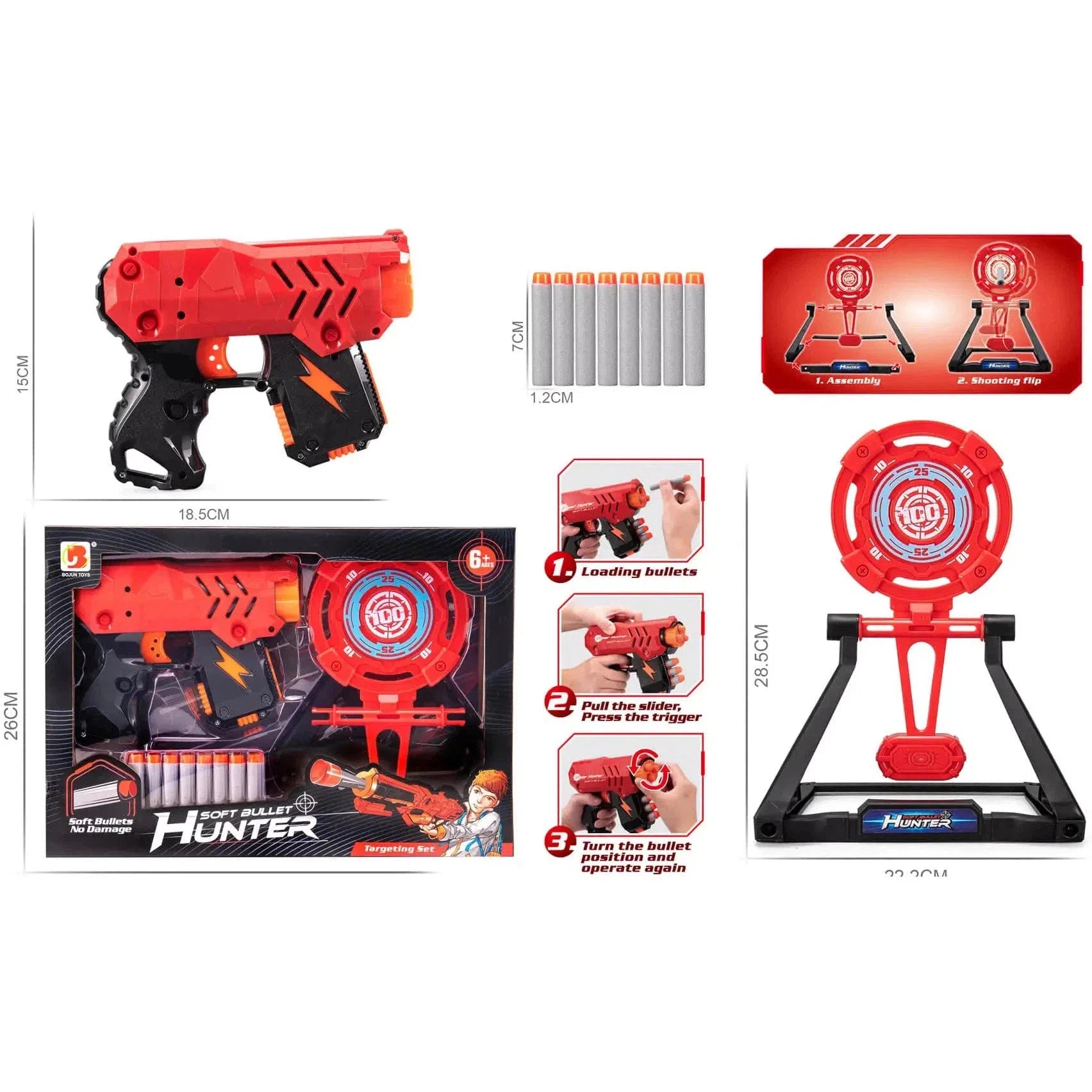Soft Bullet Hunter Toy -592B – Star Light Kuwait