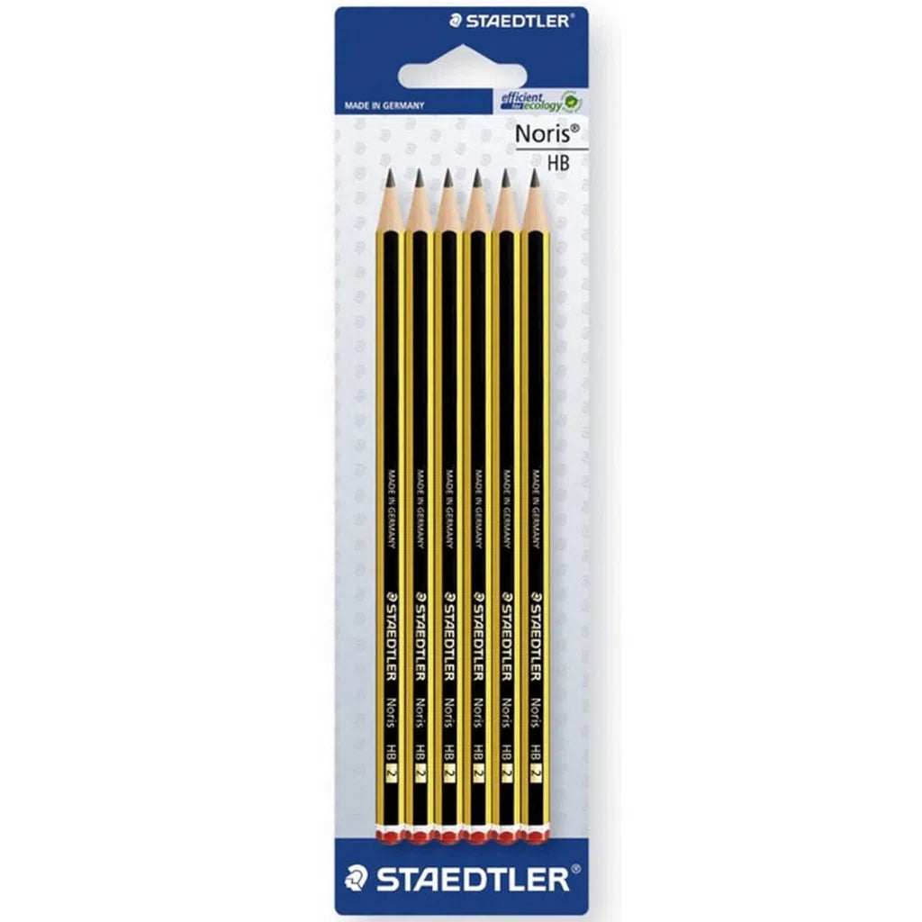 Staedtler Noris HB Pencil HBST120-2BK6DA 6Piece – Star Light Kuwait