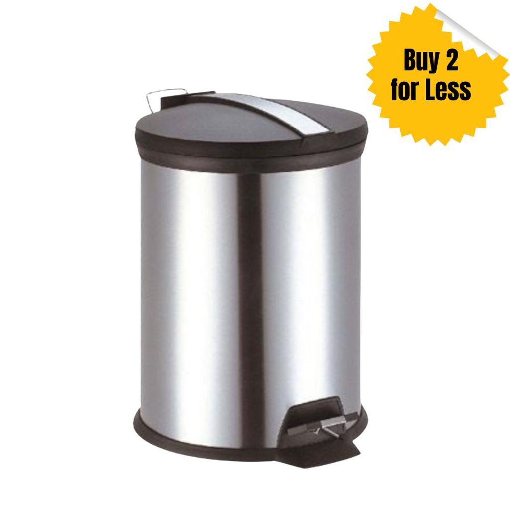 Stainless Dustbin 20 Liter – Star Light Kuwait