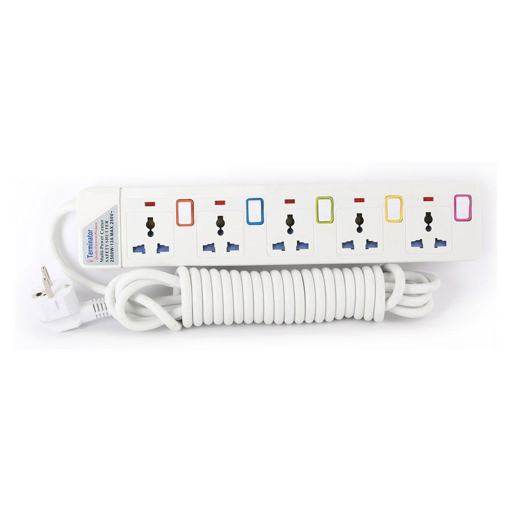 Terminator 5 Way Power Extension Socket 5M – Star Light Kuwait