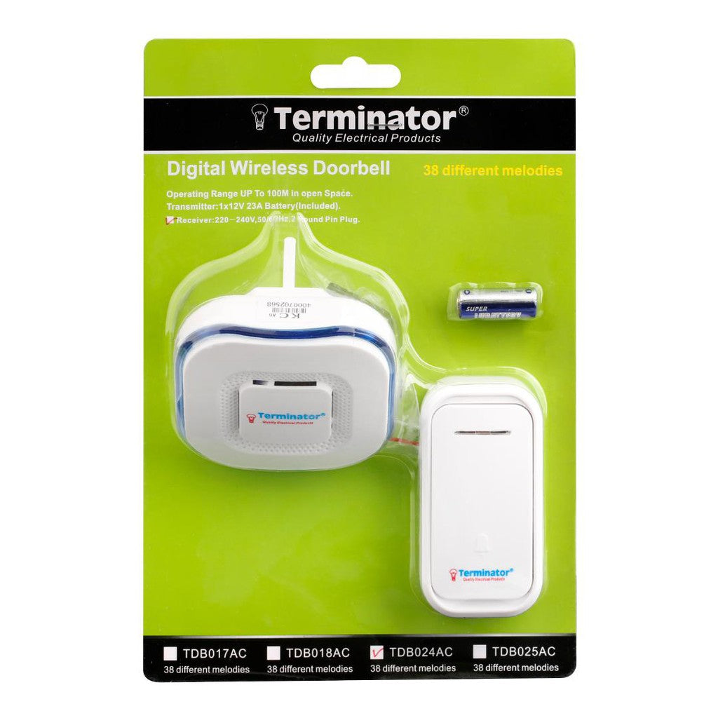 Terminator Door Bell Digital Wireless – Star Light Kuwait