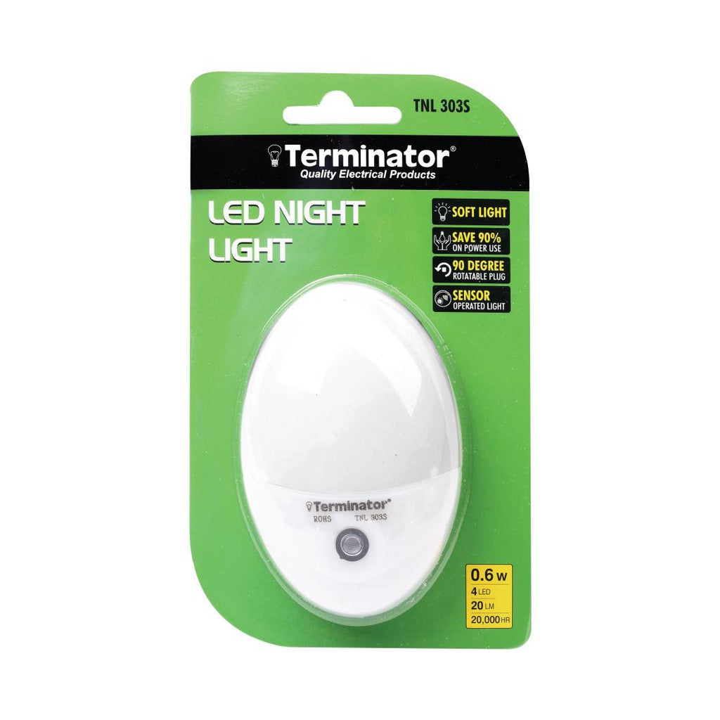 Terminator TNL303S Sensor Night Light - White – Star Light Kuwait