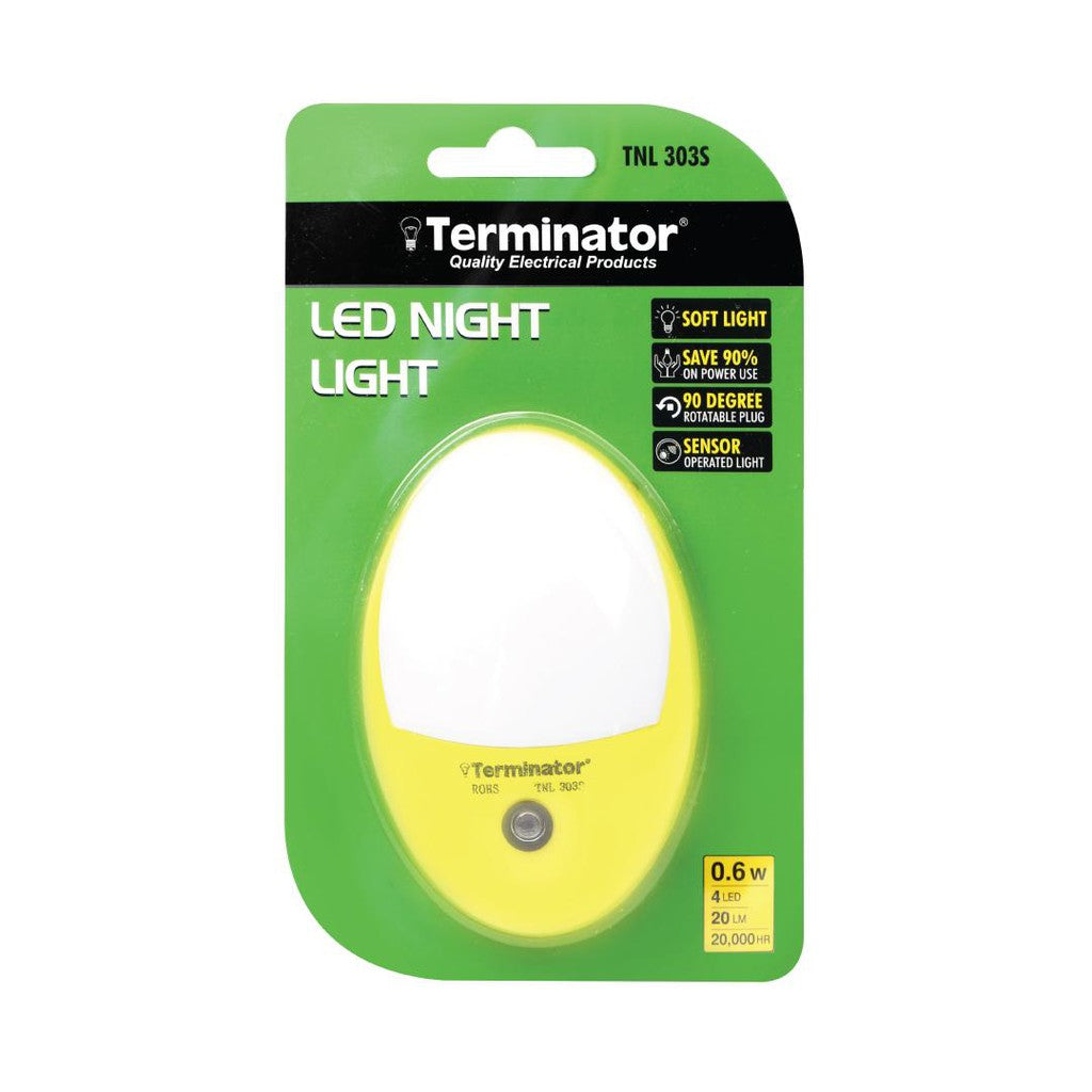 Terminator TNL303S Sensor Night Light - Yellow – Star Light Kuwait
