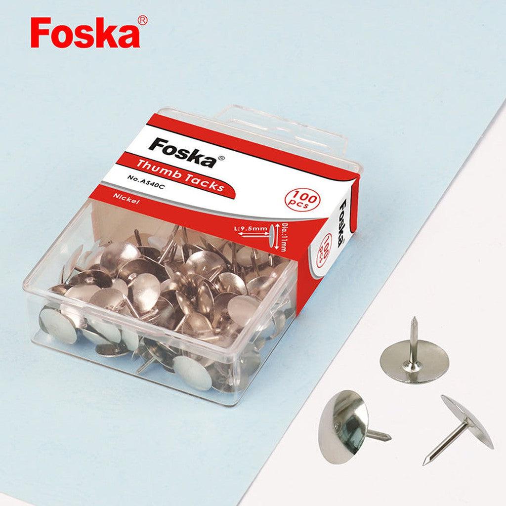 Thumbtack Foska As40C - Nik 100pcs/Box – Star Light Kuwait