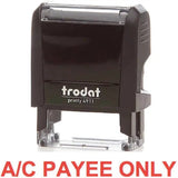 Trodat Printy 4911 Stamp "A-C Payee Only" - Red – Star Light Kuwait