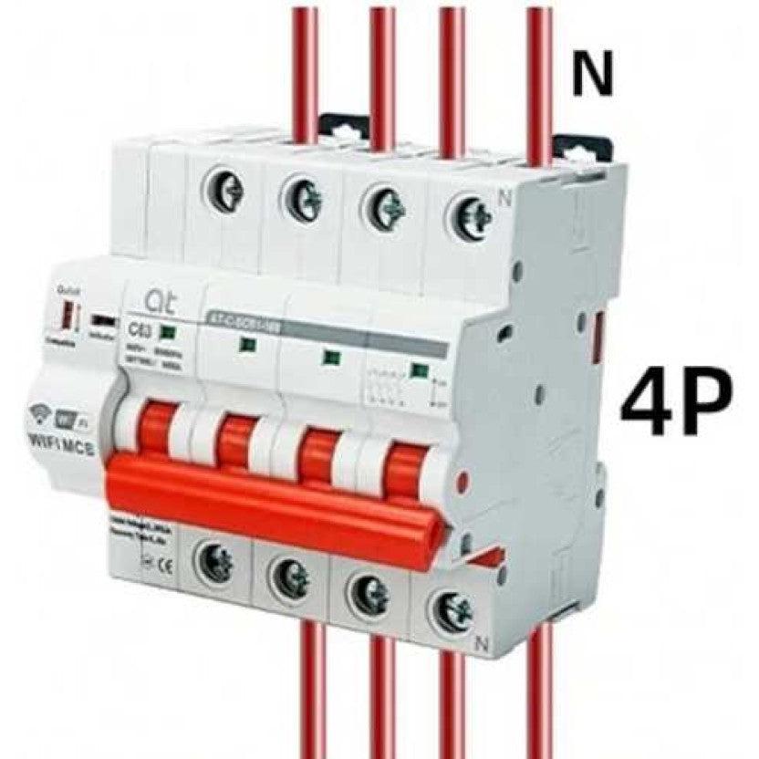 WIFI Metering Circuit Breaker Switch Leakage Protection Power Energy 4 ...