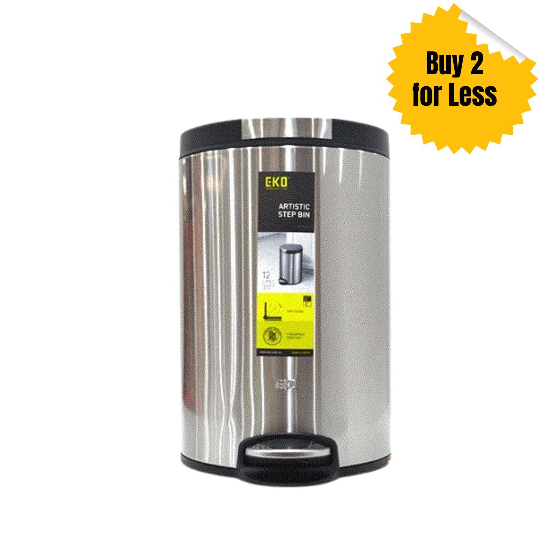 Eko Stainless Brand Soft Dustbin 12 Liter - EK9225MT-12L – Star Light ...